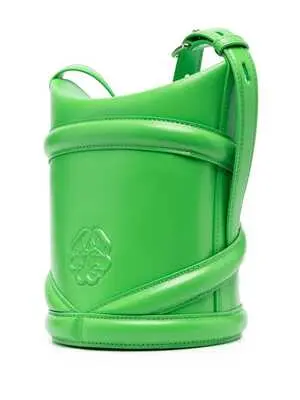 Alexander McQueen The Curve Bucket Bag - Green