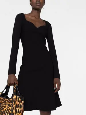 Stella McCartney Sweetheart-neck Flared Dress