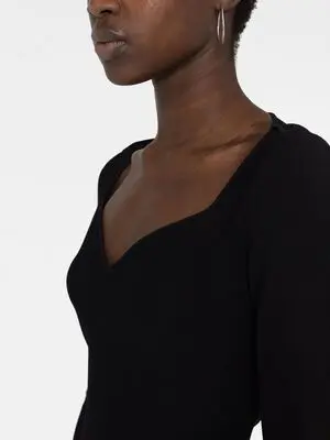 Stella McCartney Sweetheart-neck Flared Dress
