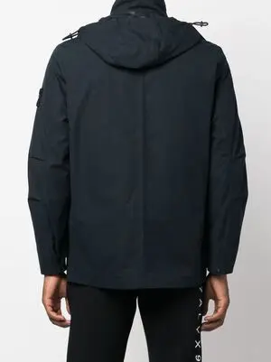 Stone Island Feather-down Hooded Jacket - Blue