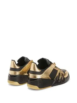 GIUSEPPE ZANOTTI Panelled Metallic Sneakers