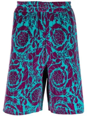 Versace Abstract Pattern Bermuda Shorts