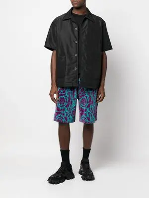 Versace Abstract Pattern Bermuda Shorts