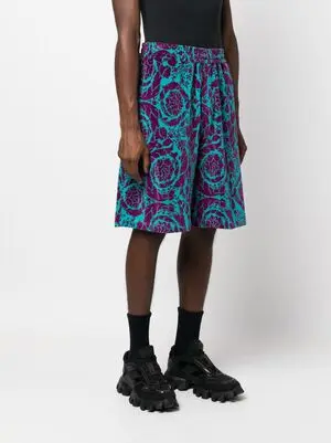 Versace Abstract Pattern Bermuda Shorts