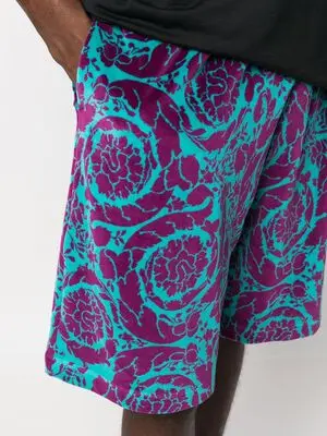 Versace Abstract Pattern Bermuda Shorts