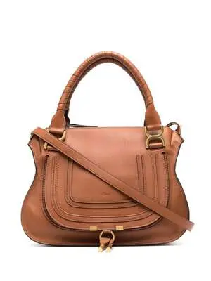 Chloé Marcie Grained-leather Tote Bag