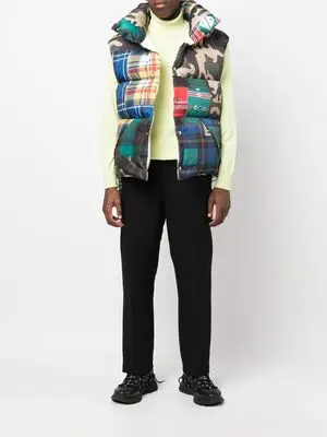 Khrisjoy Patchwork-print Padded Gilet