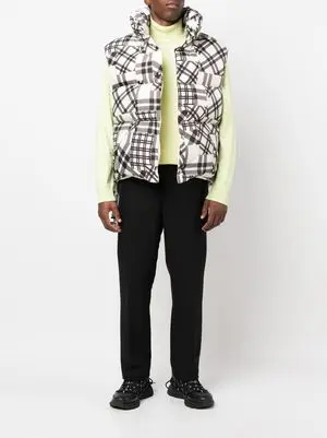 Khrisjoy Padded Checked Gilet