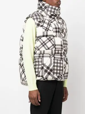 Khrisjoy Padded Checked Gilet