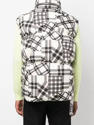 Khrisjoy Padded Checked Gilet