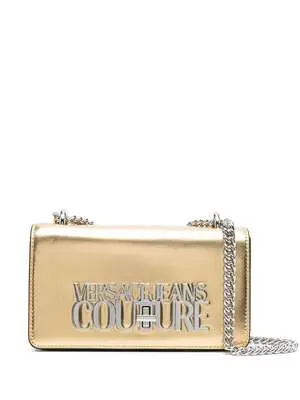 Versace Silver Tone Cross Body Bags