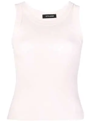STYLAND Organic Cotton Vest Top - Pink
