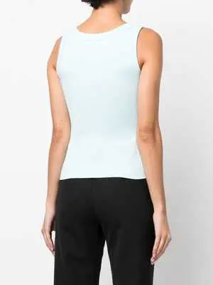 STYLAND Organic Cotton Vest Top - Blue