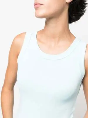STYLAND Organic Cotton Vest Top - Blue