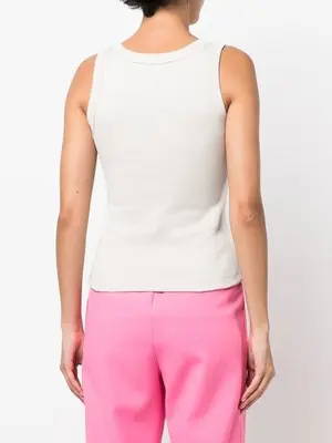 STYLAND Organic Cotton Vest Top - Grey