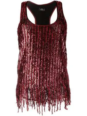 Etro Sequin Tank Top