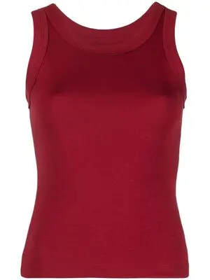 STYLAND Organic Cotton Vest Top - Red