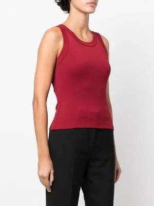 STYLAND Organic Cotton Vest Top - Red