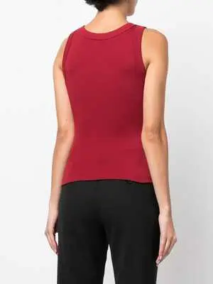 STYLAND Organic Cotton Vest Top - Red