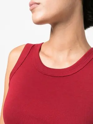 STYLAND Organic Cotton Vest Top - Red