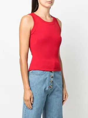 STYLAND Slim-cut Tank Top - Red