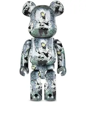 MEDICOM TOY Riot Cop Be@rbrick Figure - Grey