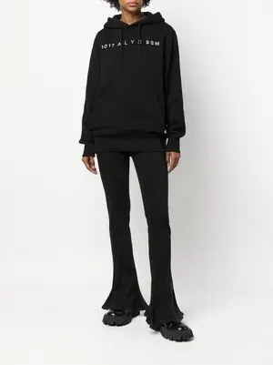 1017 Alyx 9sm Studded Logo Hoodie - Black