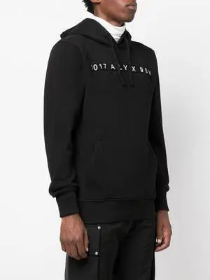 1017 Alyx 9sm Studded Logo Hoodie - Black