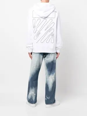 Off-White Logo-print Drawstring Hoodie