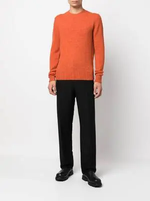 BALLANTYNE Choker Ribbed Knit Jumper