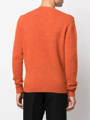 BALLANTYNE Choker Ribbed Knit Jumper