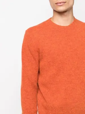BALLANTYNE Choker Ribbed Knit Jumper
