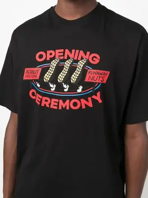 Opening Ceremony Peanuts Logo Cotton T-shirt