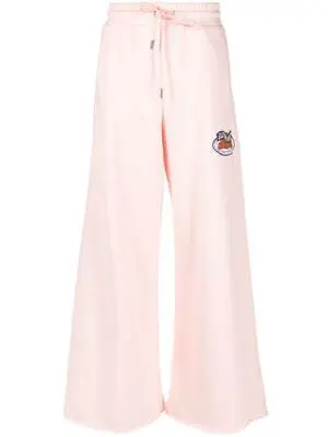 Opening Ceremony Brioches Cotton-jersey Track Pants - Pink