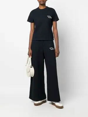 Opening Ceremony Embroidered Logo Cable-knit T-shirt