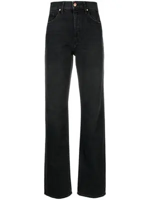 Ulla Johnson Agnes High-waisted Jeans - Black
