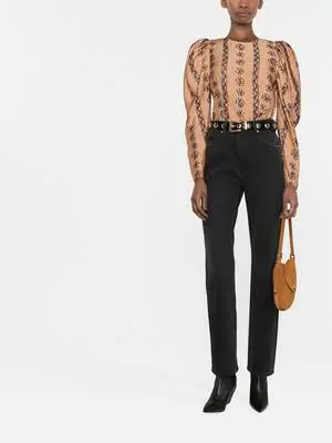 Ulla Johnson Agnes High-waisted Jeans - Black