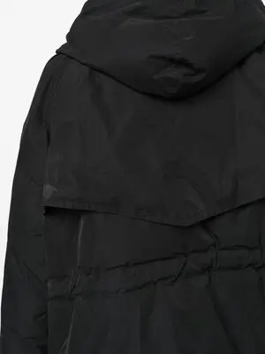 Sacai Padded Zip-up Parka - Black