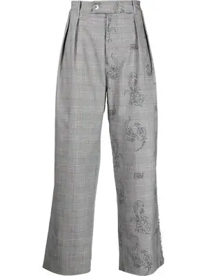 FENG CHEN WANG Plaid Trousers