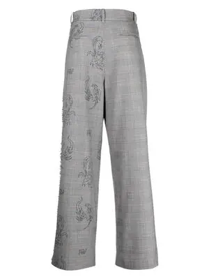 FENG CHEN WANG Plaid Trousers