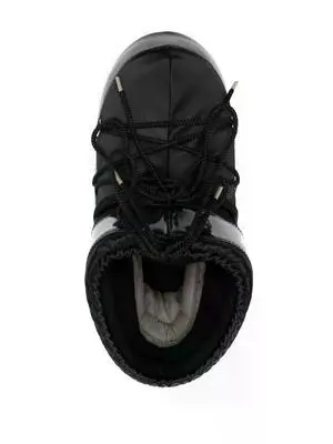 Moon Boot Icon Low Glance Lace-up Boots - Black