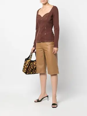 Stella McCartney Sweetheart Denim Top