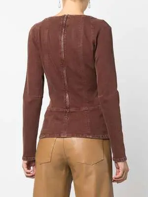 Stella McCartney Sweetheart Denim Top