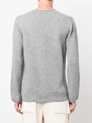 Comme Des Garçons Graphic-print Jumper - Grey