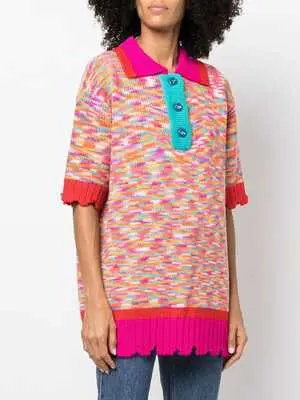 Andersson Bell Knitted Short-sleeved Polo Shirt