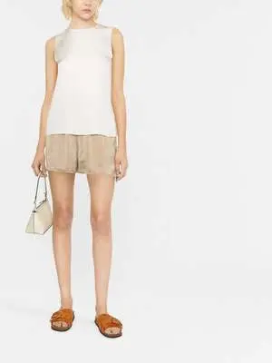 Theory Silk Sleeveless Top - White