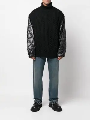 JUUN.J Panelled Wool Jumper