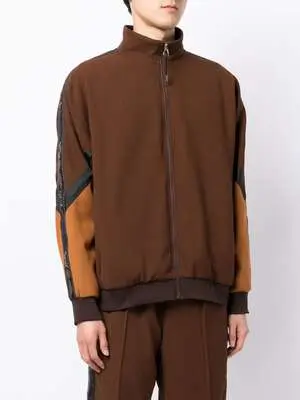 TOGA VIRILIS Colour-block Zipped Sweater