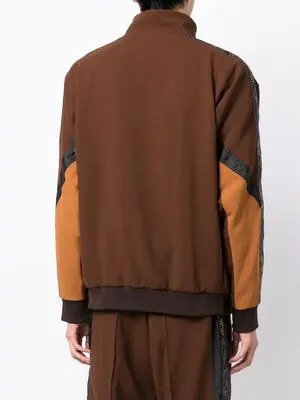 TOGA VIRILIS Colour-block Zipped Sweater