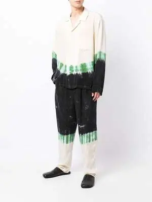 TOGA VIRILIS Tie-dye Print Trousers